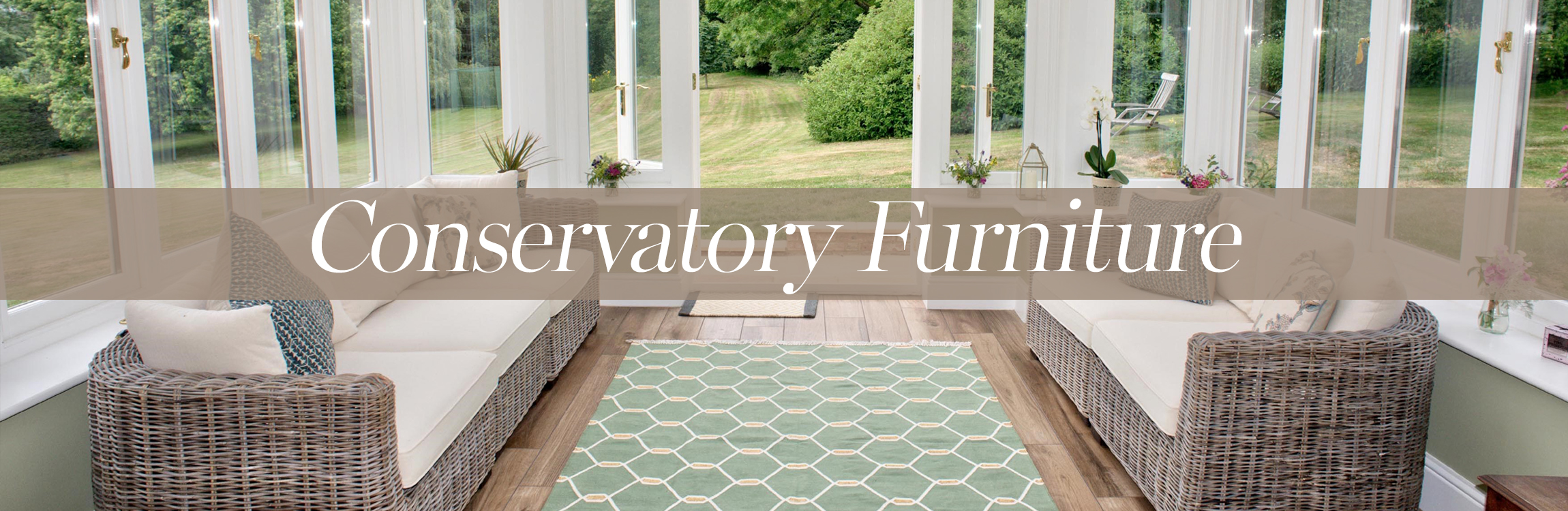 Wicker Sofa, Wicker Armchair, Conservatory table and Chairs ...