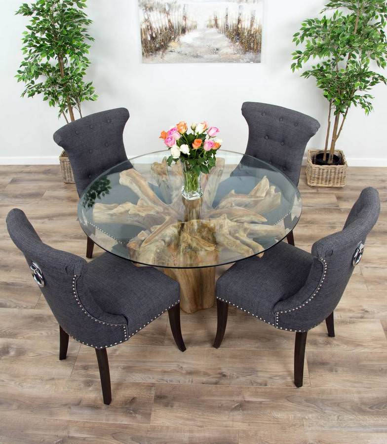 Dove grey dining chairs store