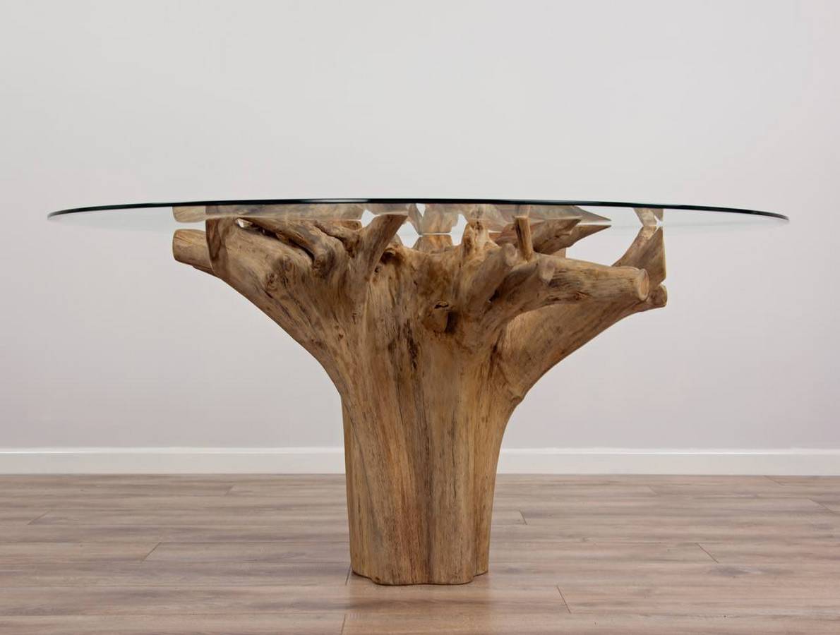 teak root dining tables