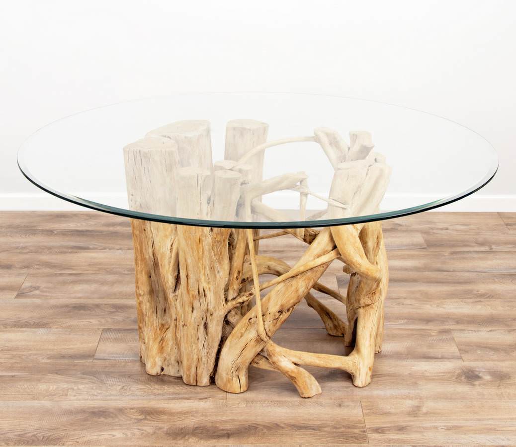 1.5m Java Root Dining Table with 6 Stackable Zorro Chairs - Sustainable ...