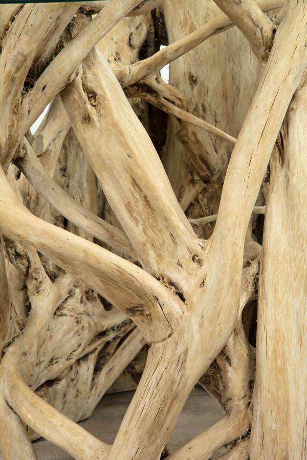 1.2m Java Root Circular Dining Table with 4 or 6 Latifa Chairs ...