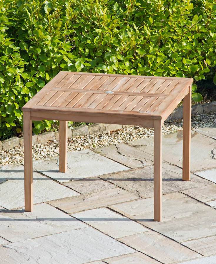 Teak Table Square 100cm - Sustainable Furniture