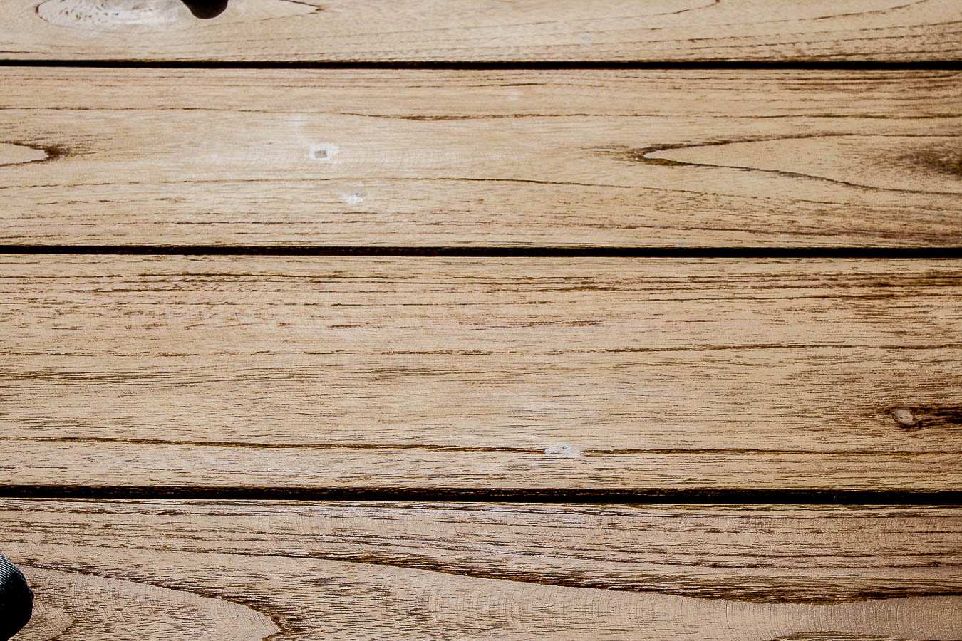 Reclaimed Teak Open Slatted Dining Table 3m - Sustainable Furniture