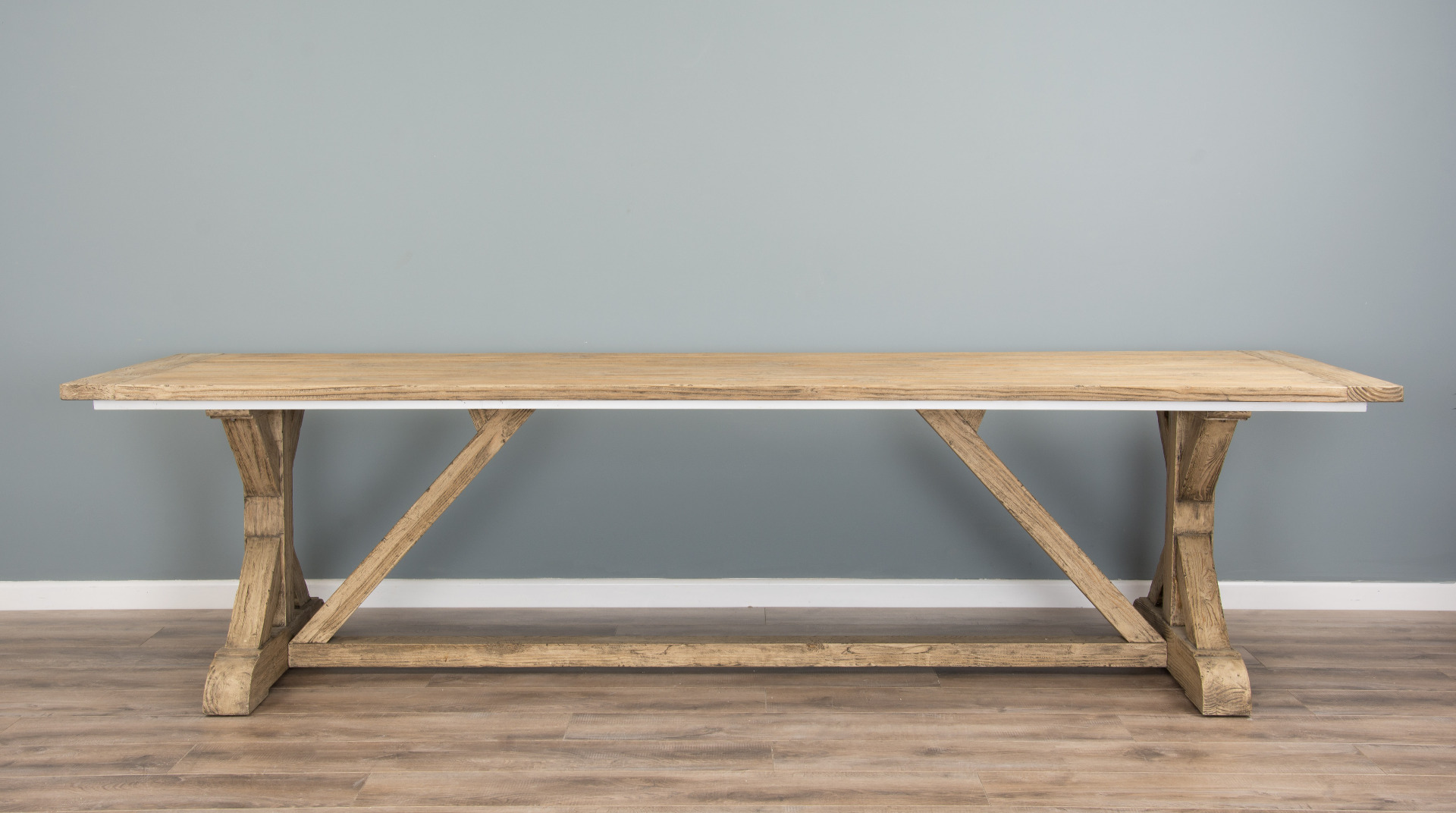 3m Farmhouse Cross Dining Table - Sustainable Furniture