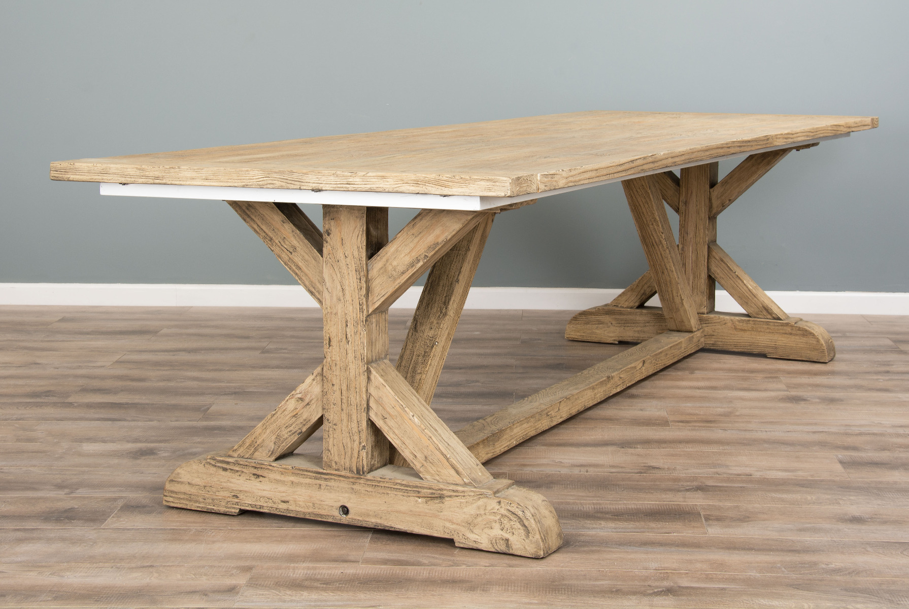 3m Farmhouse Cross Dining Table - Sustainable Furniture