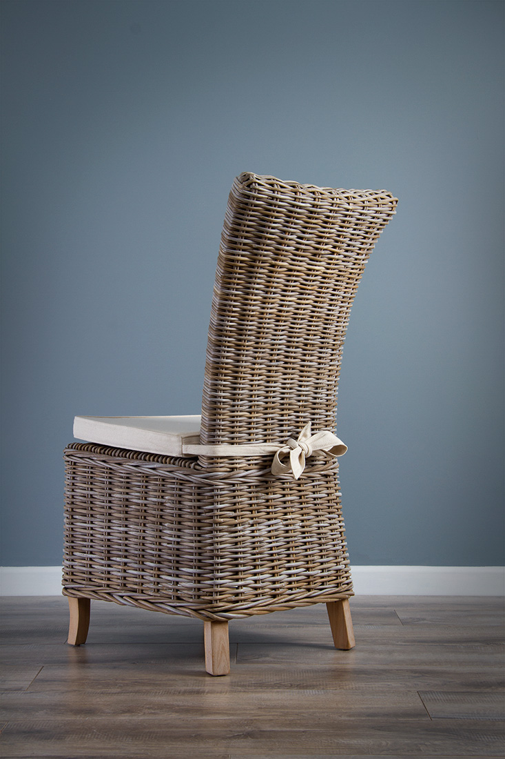 1.8m Rectangular Teak Root Rectangular Block Dining Table with 6 Latifa ...