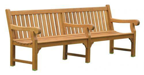 Big Classic Teak Park Bench - Sustainable Furniture