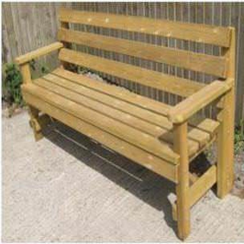 Woodland Style Forest Garden Benches and Seats - Sustainable Furniture