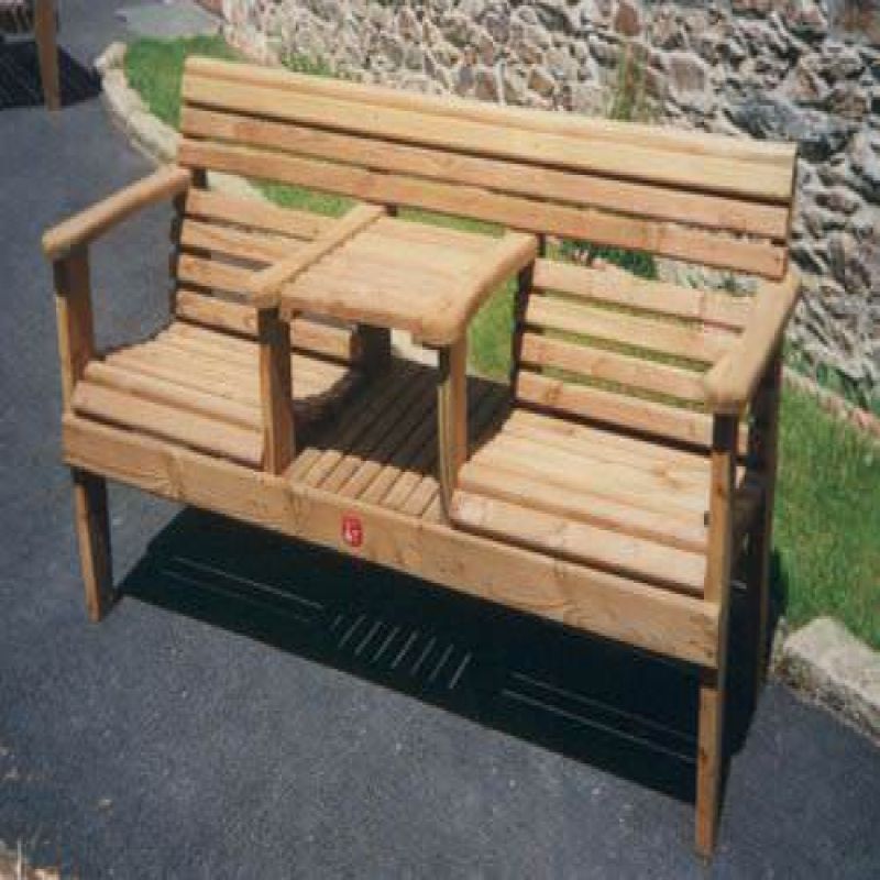 Woodland Style Forest Garden Benches and Seats - Sustainable Furniture