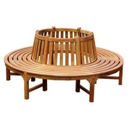 3.2m Teak Round Tree Seat - Sustainable Furniture