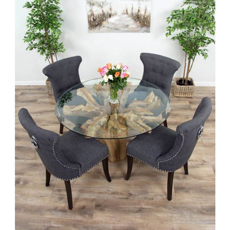 Windsor Ring Back Chair - Dove Grey - Sustainable Furniture