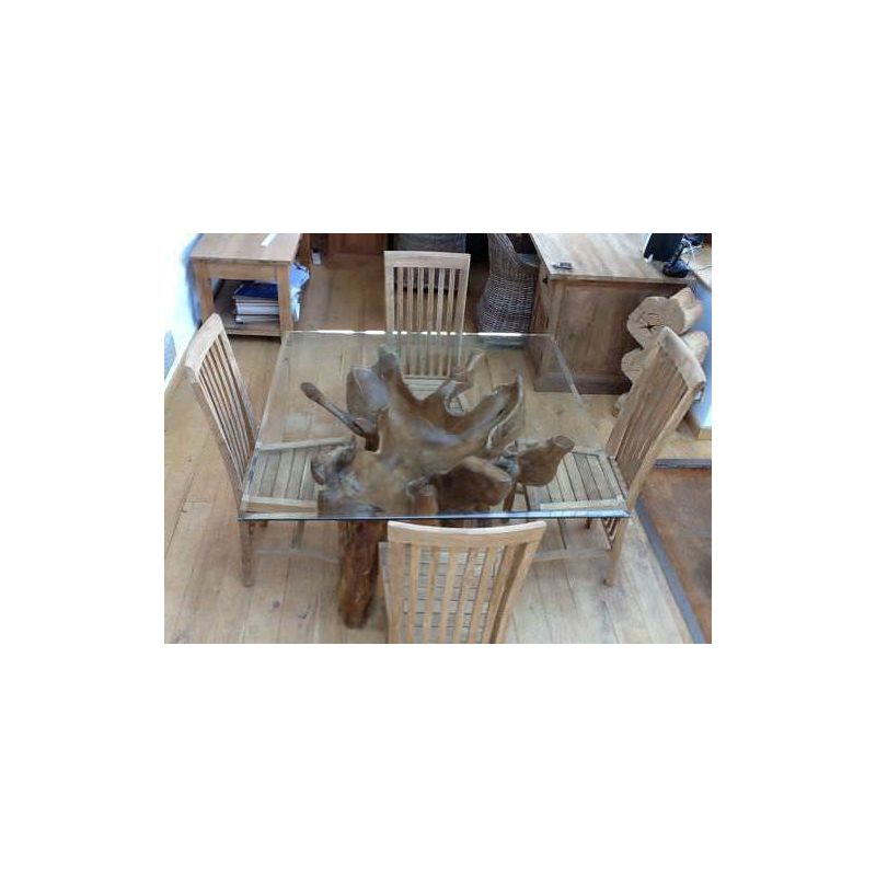 Teak Root Dining Sets - Saturday Kitchen Dining Table - Sustainable ...