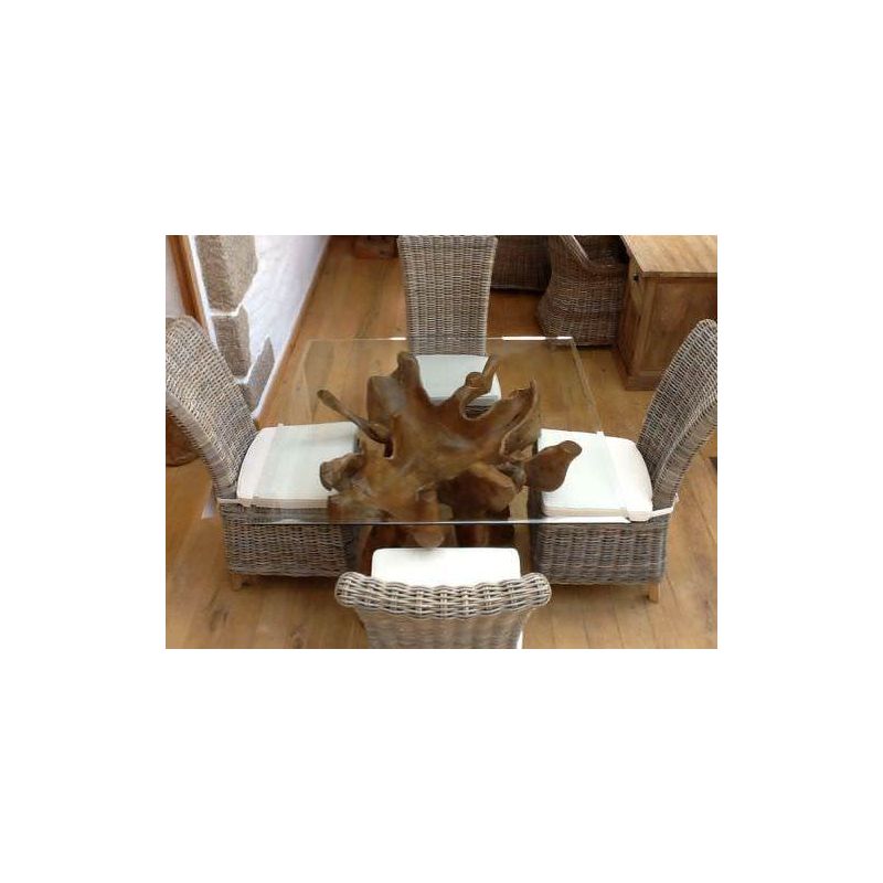 Teak Root Dining Sets - Saturday Kitchen Dining Table - Sustainable ...