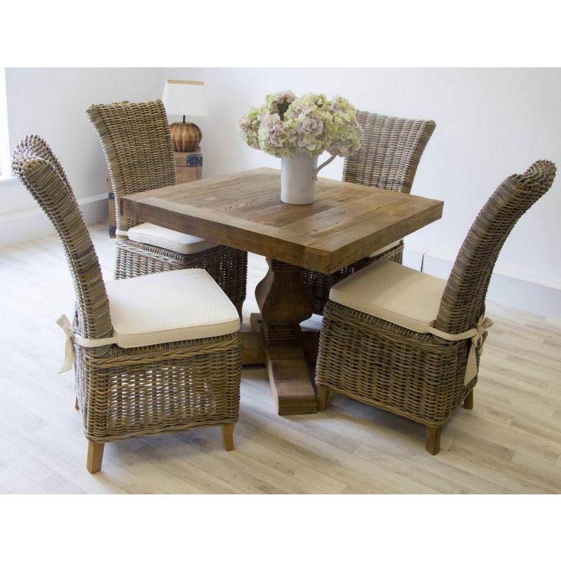 Luxury Large Elm Dining Tables and Chairs - Sustainable Furniture