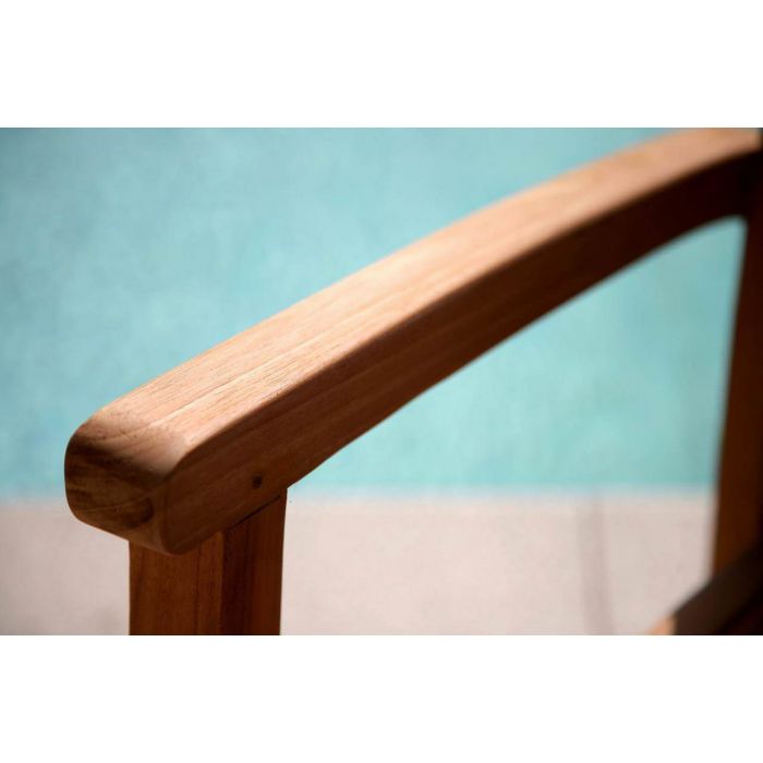 Marley Solid Teak Stacking Garden Armchair - Sustainable Furniture Marley Solid Teak Stacking Garden Armchair - Sustainable Furniture
