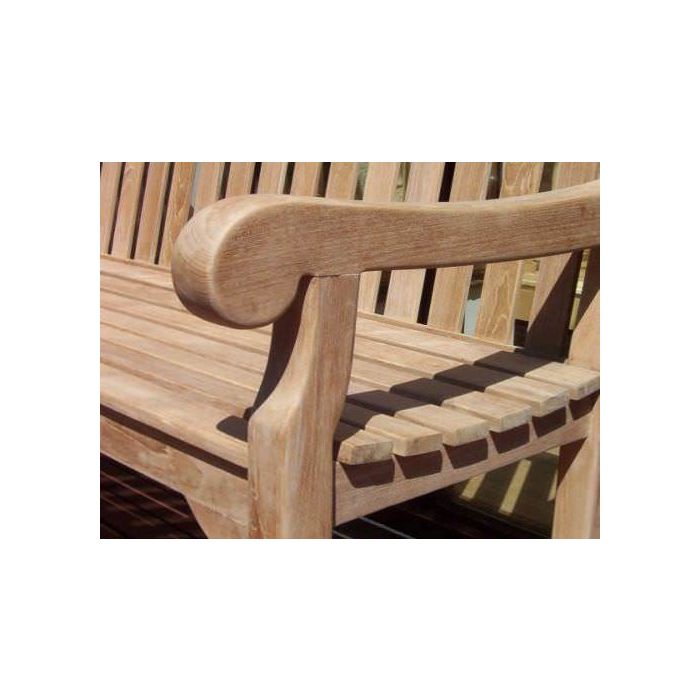 Big Classic Teak Park Bench - Sustainable Furniture