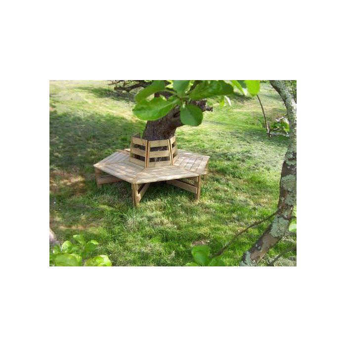 UK Manufactured Redwood Tree Seat - Sustainable Furniture