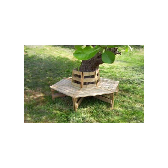 UK Manufactured Redwood Tree Seat - Sustainable Furniture