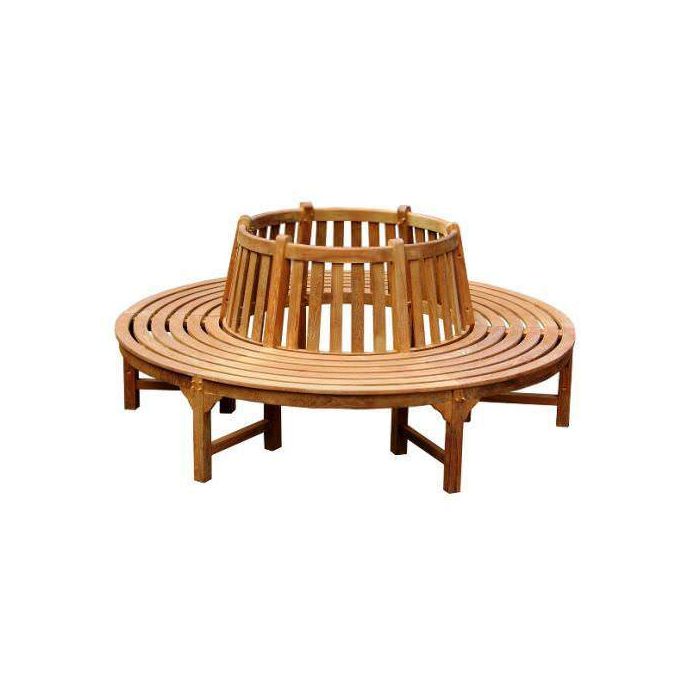 3.2m Teak Round Tree Seat - Sustainable Furniture