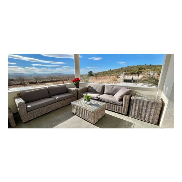 Natural Wicker 2 or 3 Seater Java Sofa - Sustainable Furniture