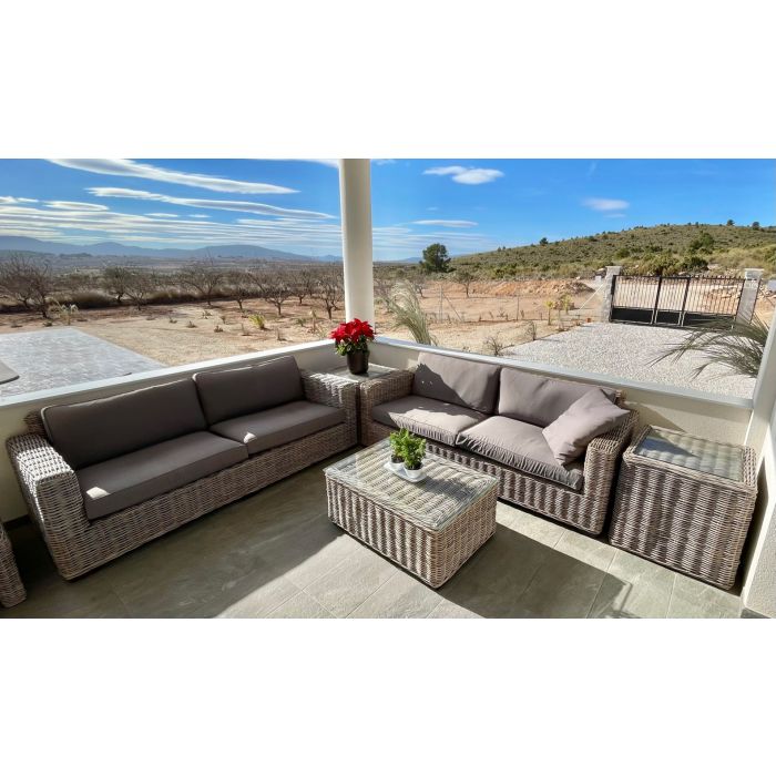 Natural Wicker 2 or 3 Seater Java Sofa - Sustainable Furniture