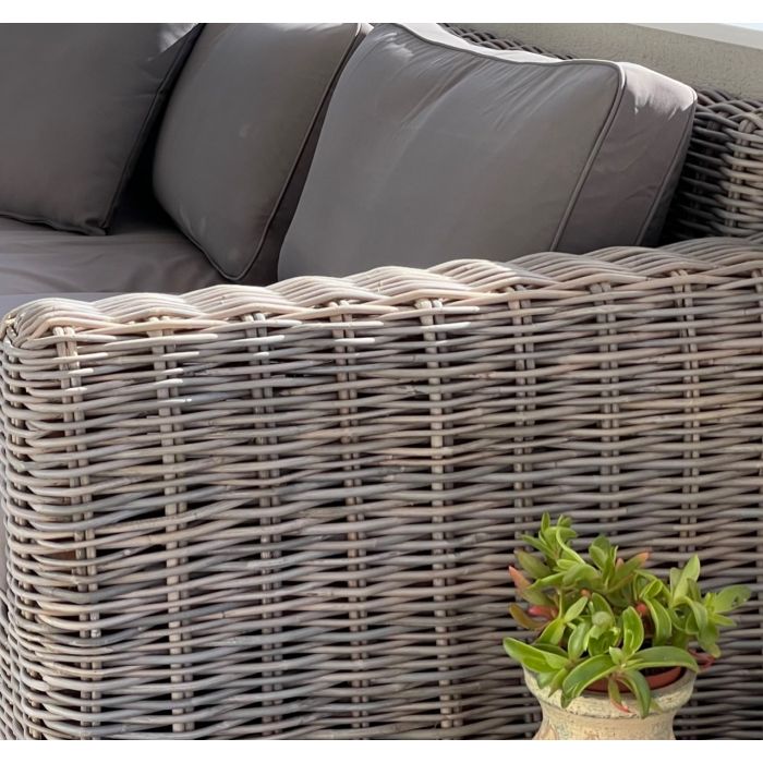 Natural Wicker 2 or 3 Seater Java Sofa - Sustainable Furniture