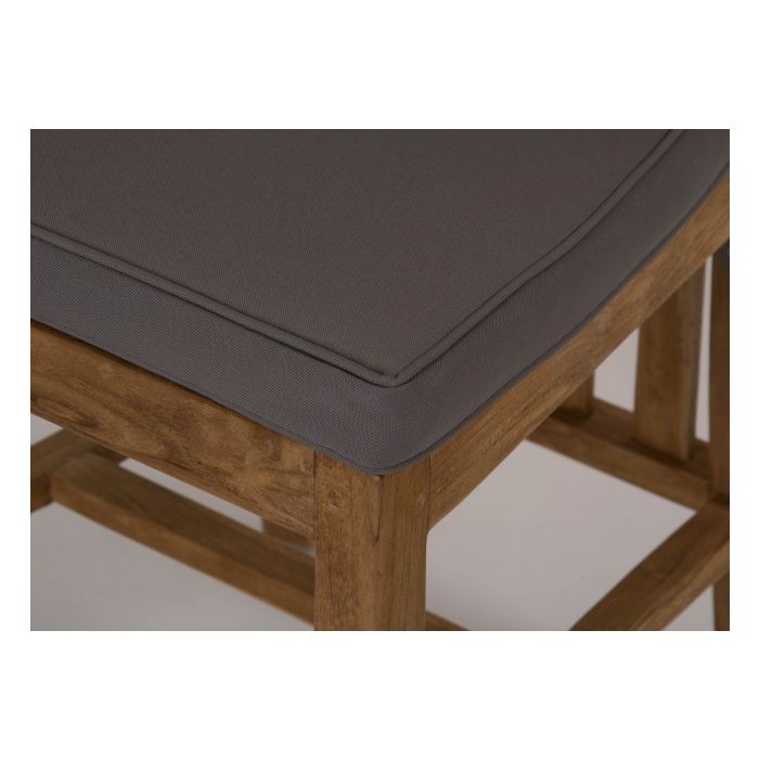 3m Reclaimed Teak Cross Leg Outdoor Dining Bench - Sustainable Furniture