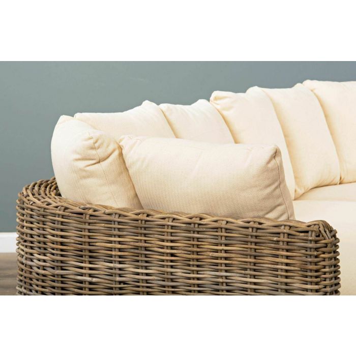 Natural Wicker 4 Sectional Puri Sofa - Sustainable Furniture