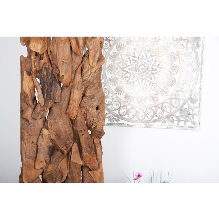 Reclaimed Teak Root Screen - 200cm - Sustainable Furniture