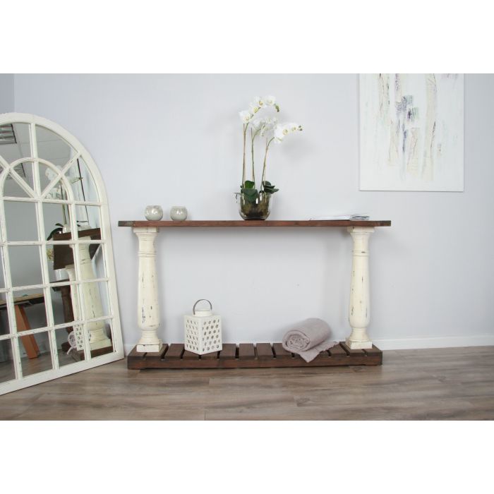 1.6m Shabby Chic Console Table - Sustainable Furniture