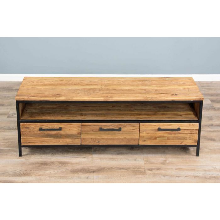 Urban Fusion Three Drawer TV Unit - Sustainable Furniture