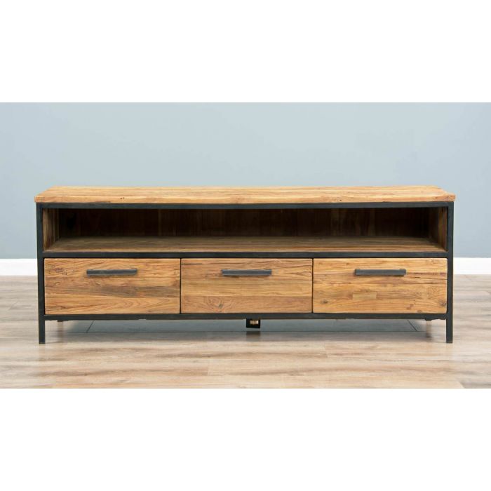 Urban Fusion Three Drawer TV Unit - Sustainable Furniture