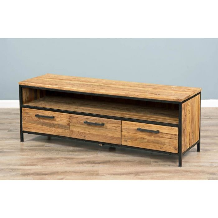 Urban Fusion Three Drawer TV Unit - Sustainable Furniture