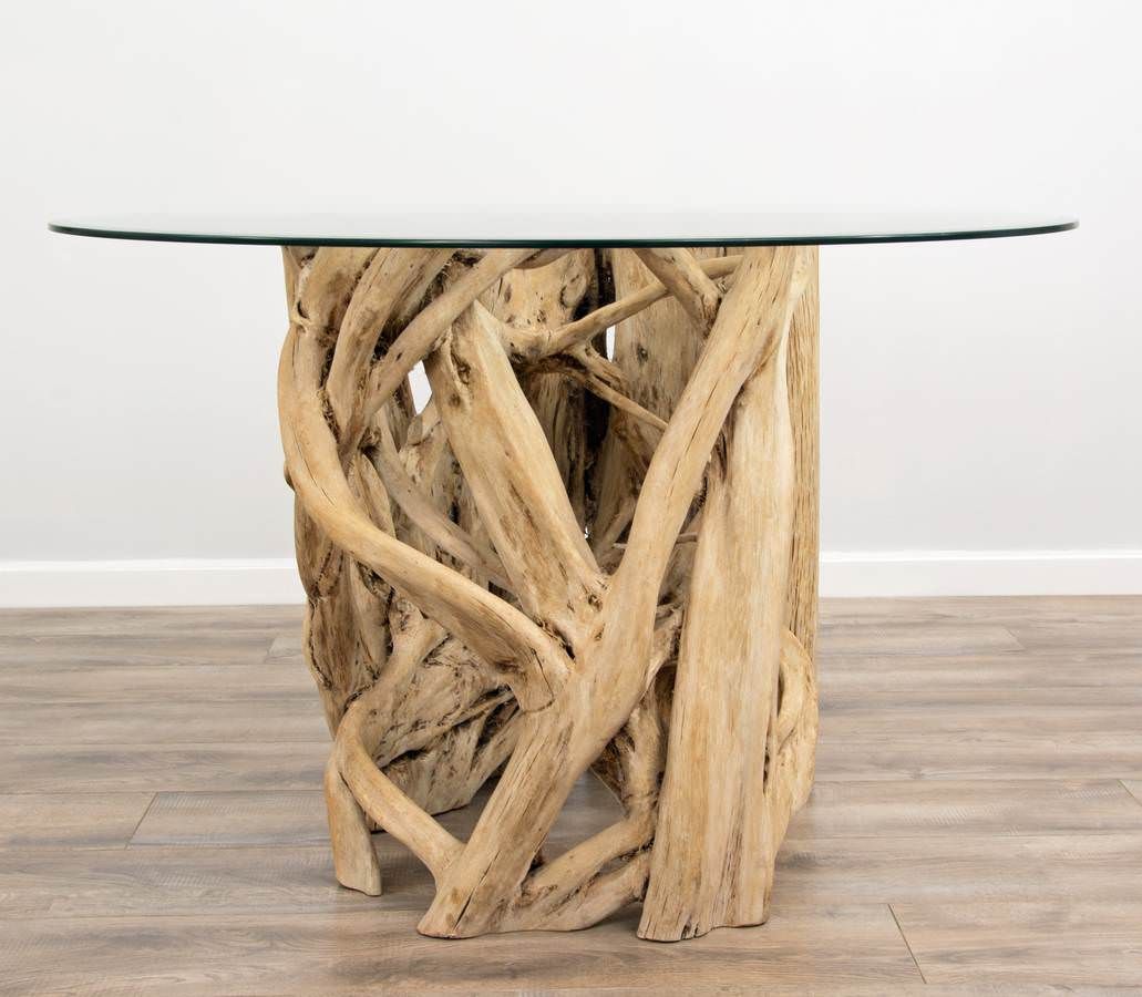 1.2m Java Root Circular Dining Table - Sustainable Furniture