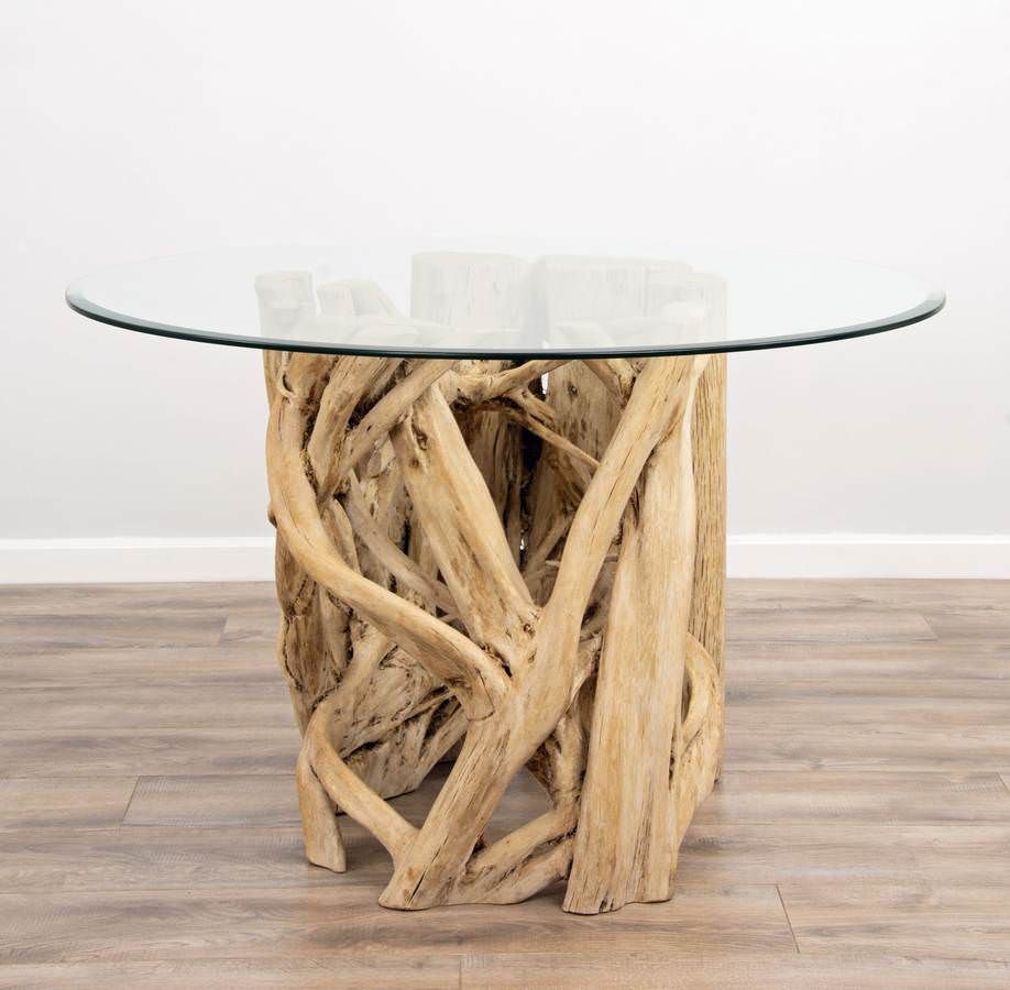 1.2m Java Root Circular Dining Table - Sustainable Furniture