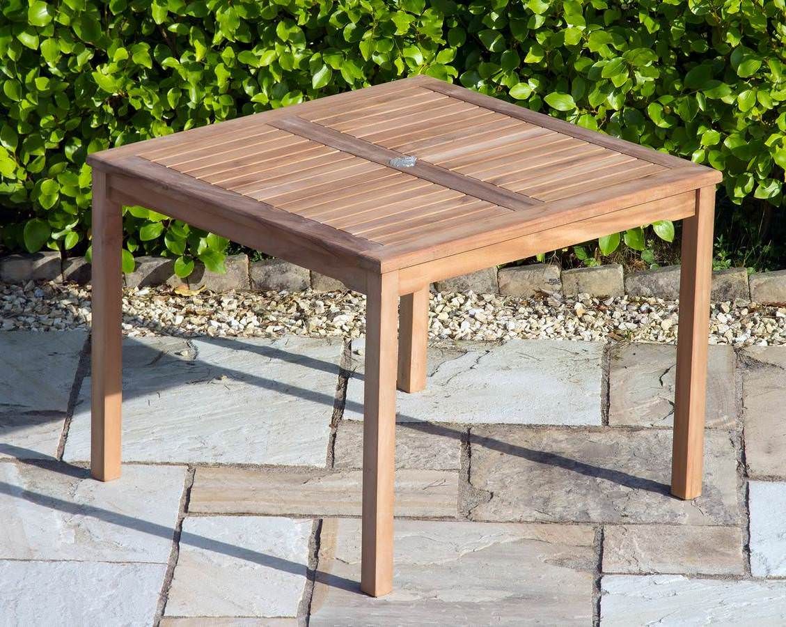 Teak Table Square 100cm - Sustainable Furniture