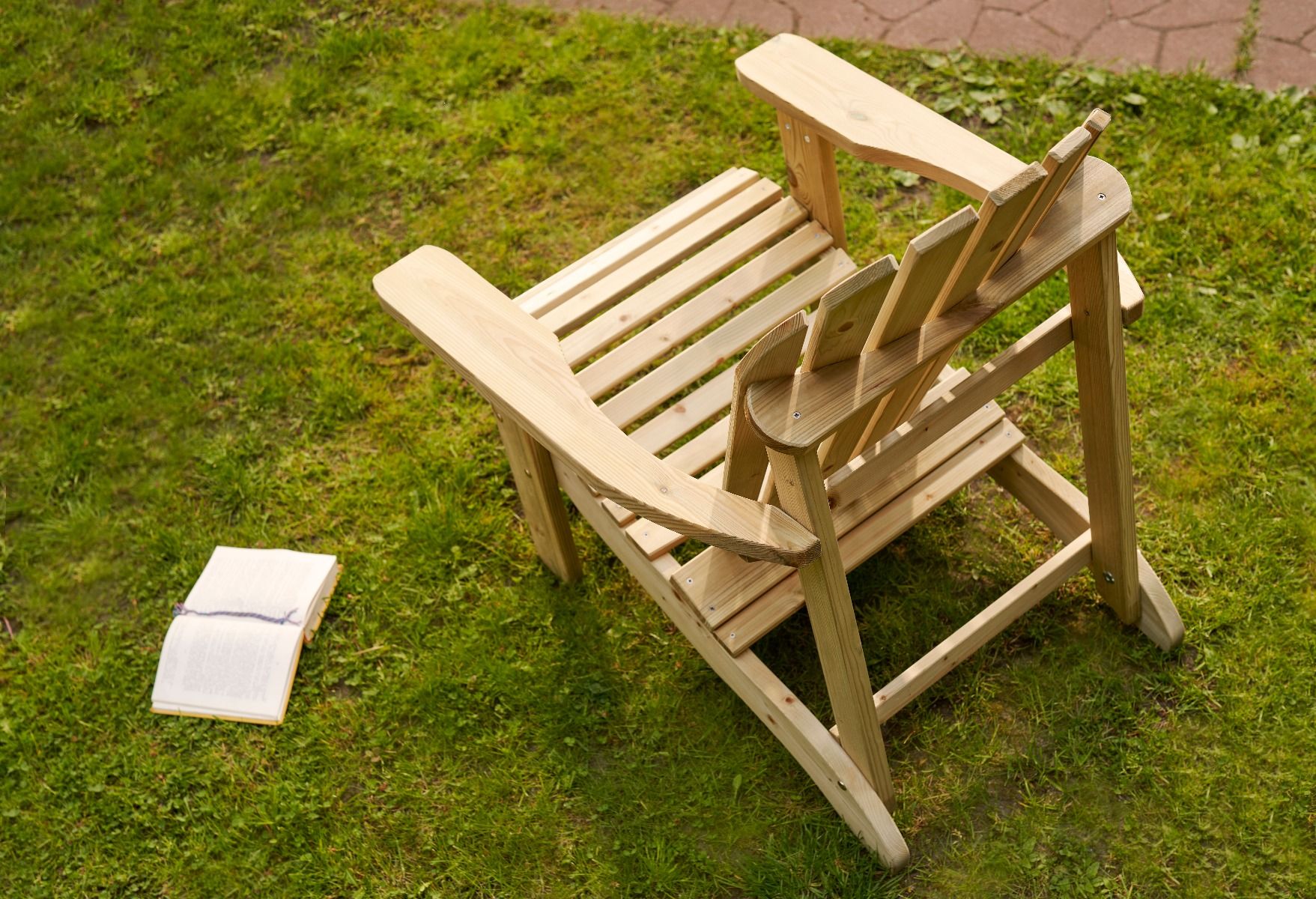 Swedish Redwood Adirondack Relaxing Garden Chair - Sustainable Furniture