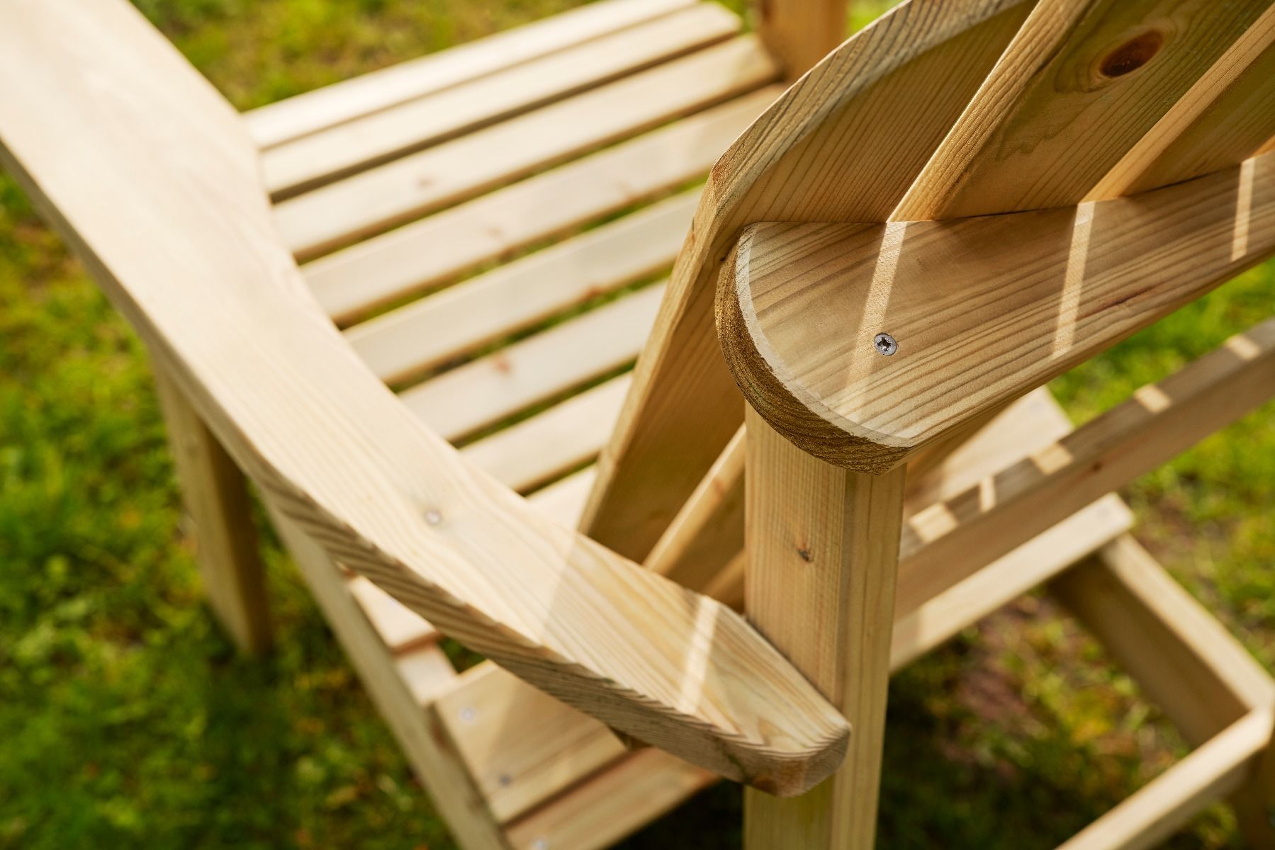 Swedish Redwood Adirondack Relaxing Garden Chair - Sustainable Furniture