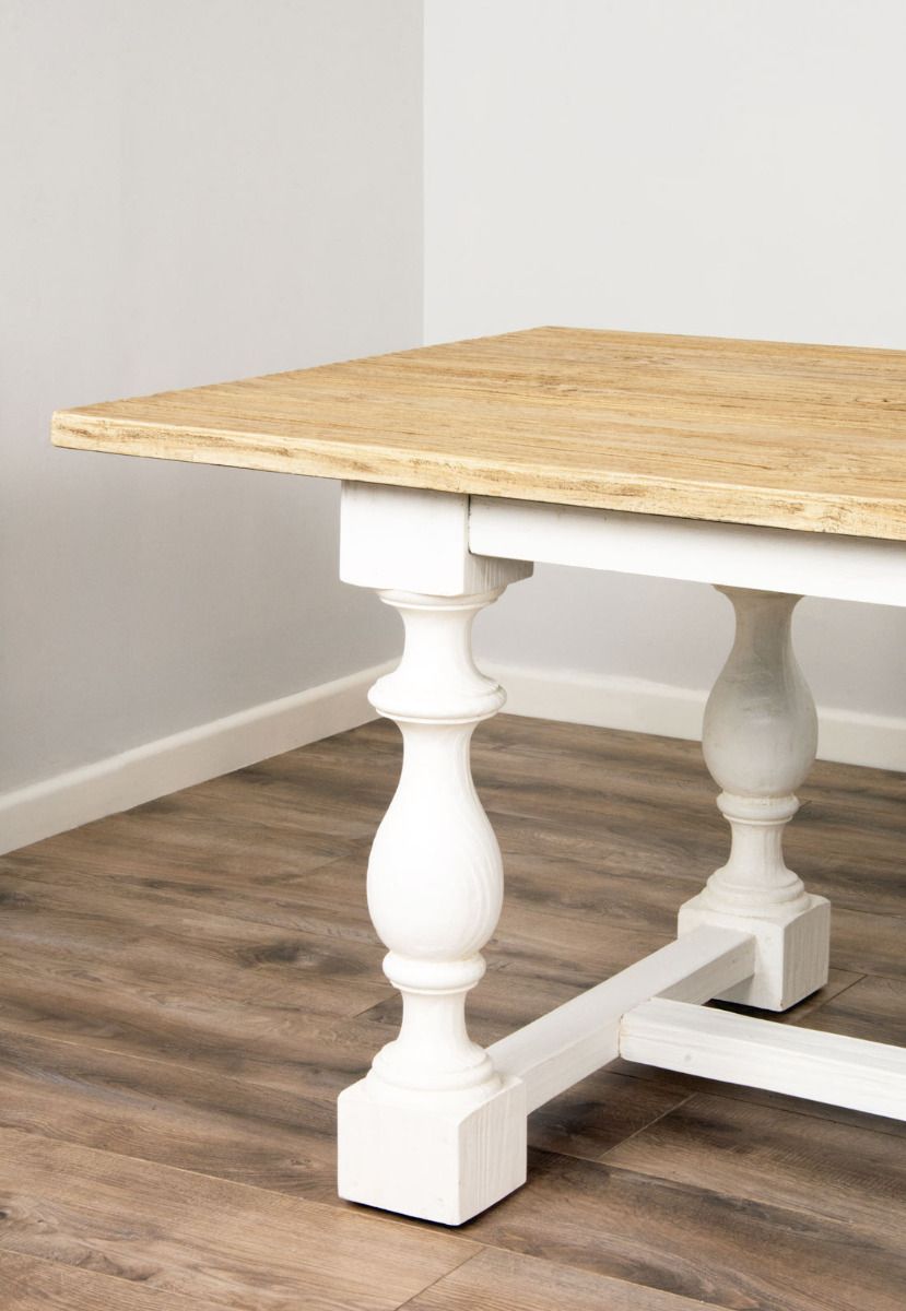 3m Reclaimed Pine Ellena Dining Table - Sustainable Furniture