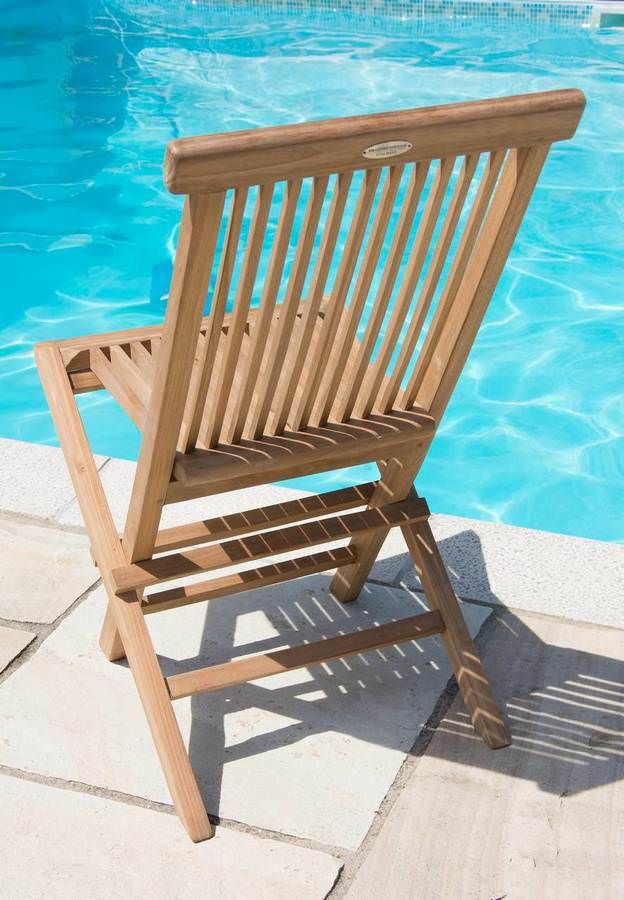 Teak 4 Seater Rectangular Folding Set - Sustainable Furniture