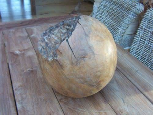 Solid Reclaimed Teak Root Ball - Sustainable Furniture