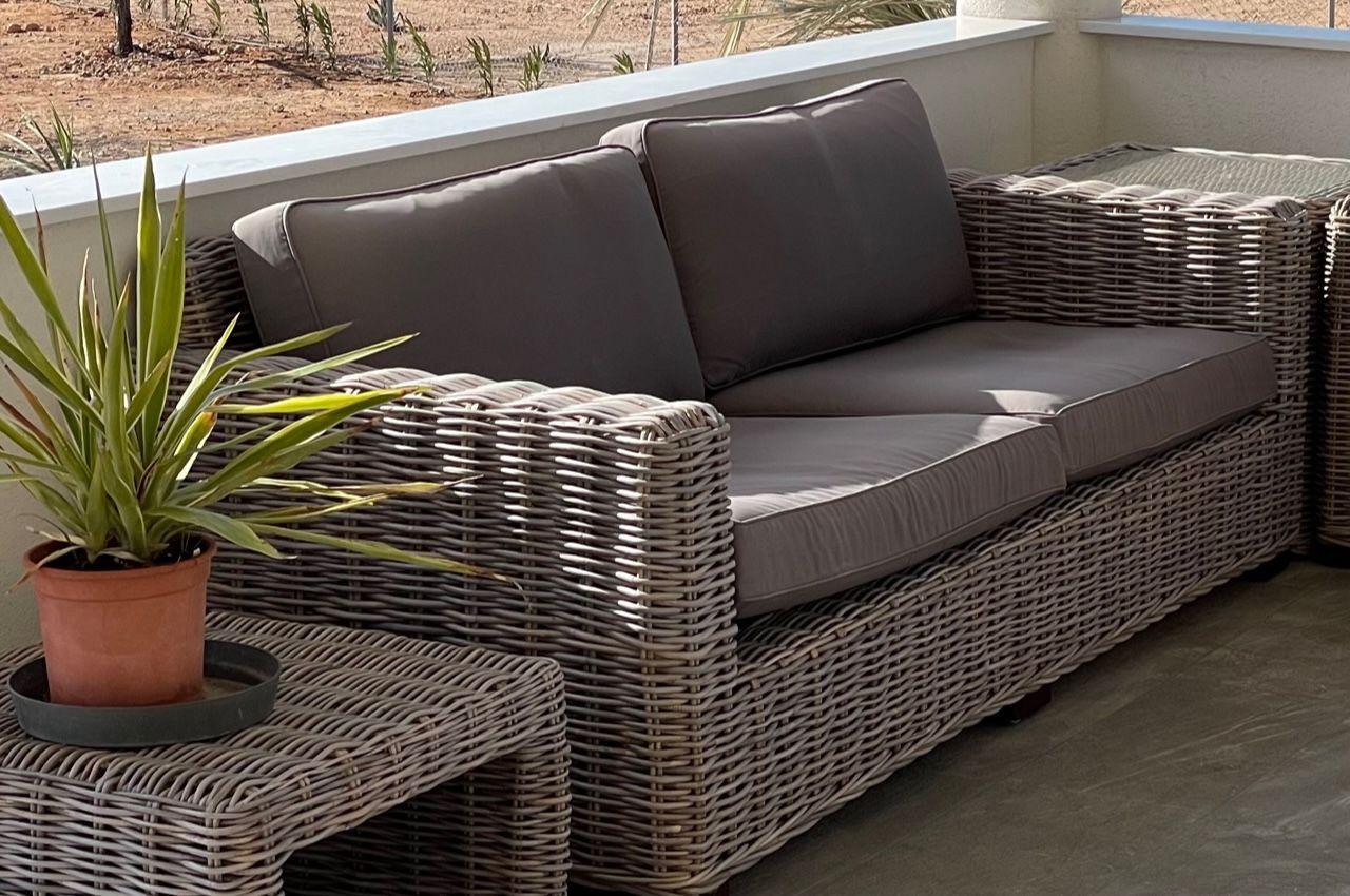 Natural Wicker 2 or 3 Seater Java Sofa - Sustainable Furniture