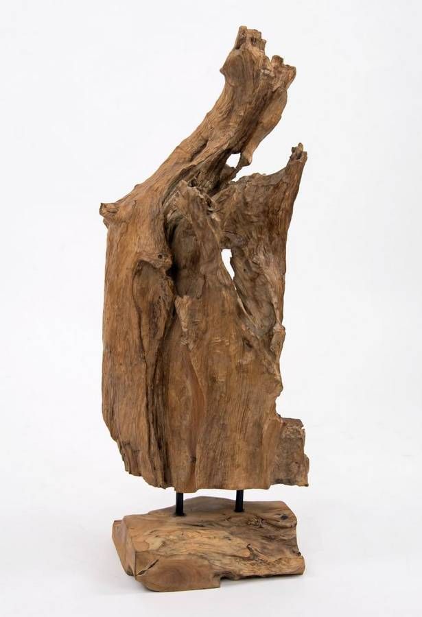Reclaimed Teak Root Sculpture - 2 Sizes - Sustainable Furniture