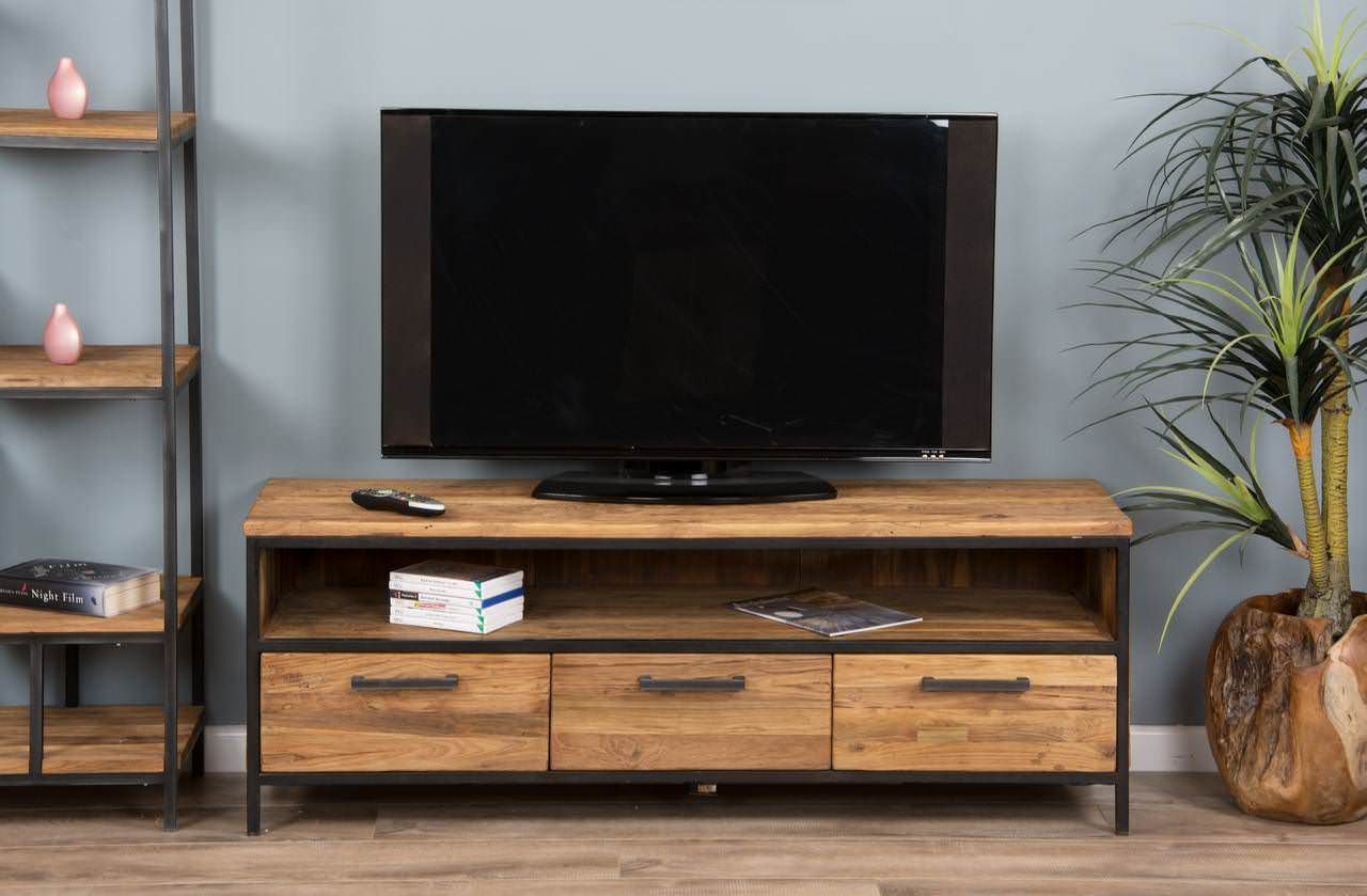 Urban Fusion Three Drawer TV Unit - Sustainable Furniture