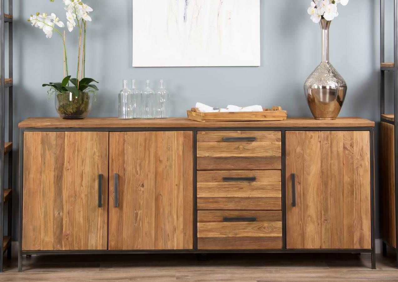 Urban Fusion Three Cupboard and Three Drawer Sideboard - Sustainable ...