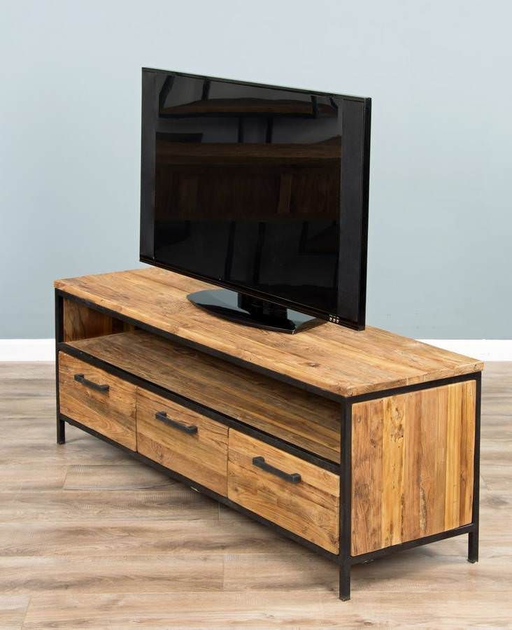 Urban Fusion Three Drawer TV Unit - Sustainable Furniture