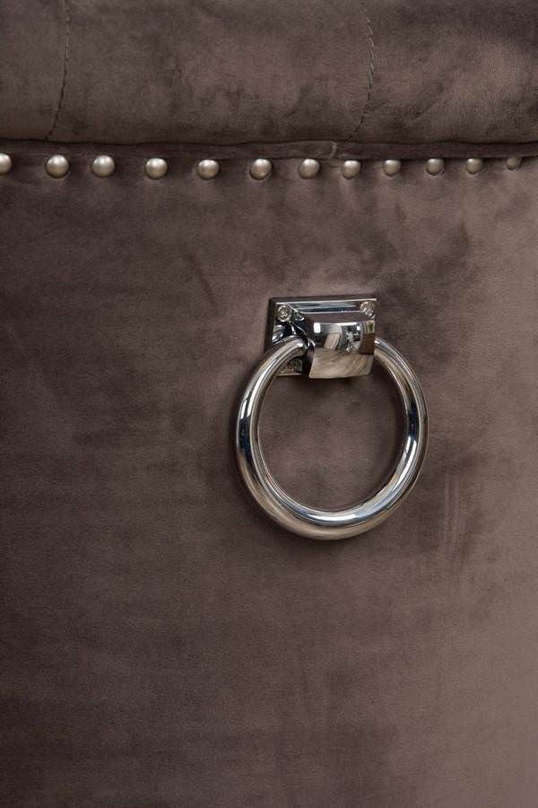 Velveteen Ring Back Dining Chair - Stone - Sustainable Furniture