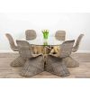 1.5m Java Root Dining Table with 6 Stackable Zorro Chairs - Sustainable ...