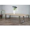 3m Reclaimed Pine Industrial Chic Table - Stainless Steel Legs ...