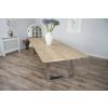 3m Reclaimed Pine Industrial Chic Table - Stainless Steel Legs ...